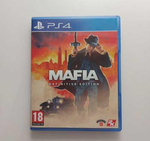 Mafia Definitive Edition PS4 диск