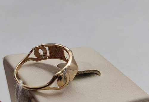 Золотое кольцо С камнями 585 (мар)