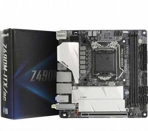 Материнская плата asrock z490M-itx/ac LGA1200
