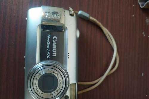Компактный фотоаппарат canon power shot a470