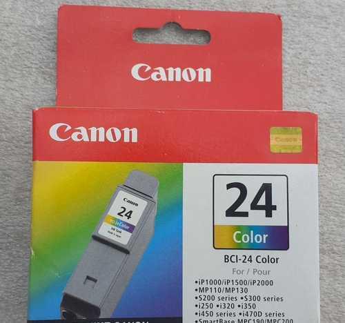 Картридж новый оригинальный Canon BCI-24 Color