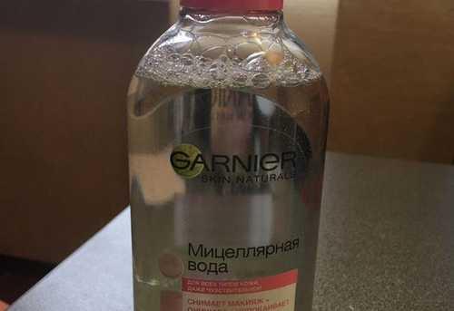 Мицеллярная вода garnier + гель для умывания