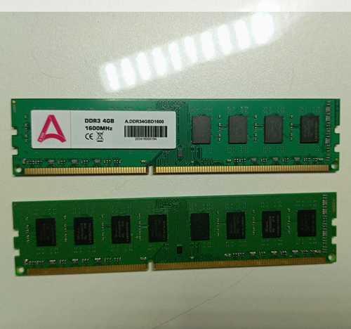 Оперативная память ddr3 8 gb 1600 мгц