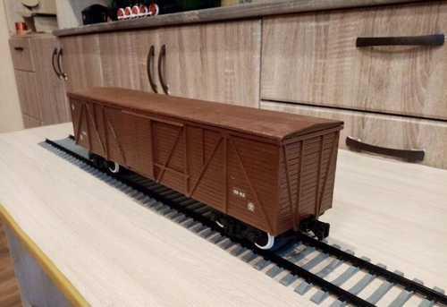 Сборная модель крытый вагон времён ВОВ м 1-32