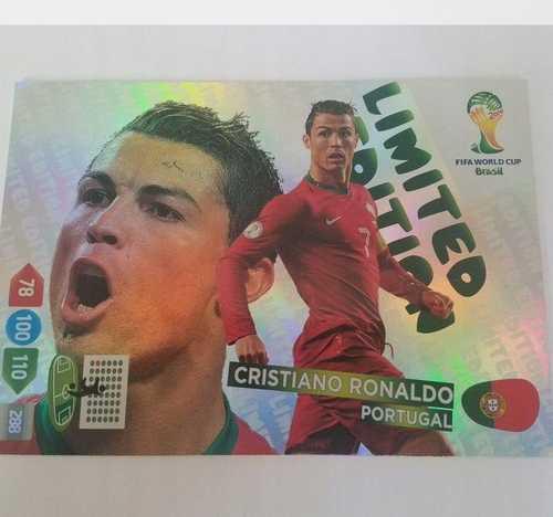 Карточка Cristiano Ronaldo World Cup 2014