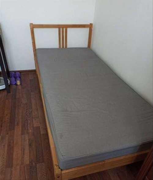 Кровать Neiden с матрасом от IKEA