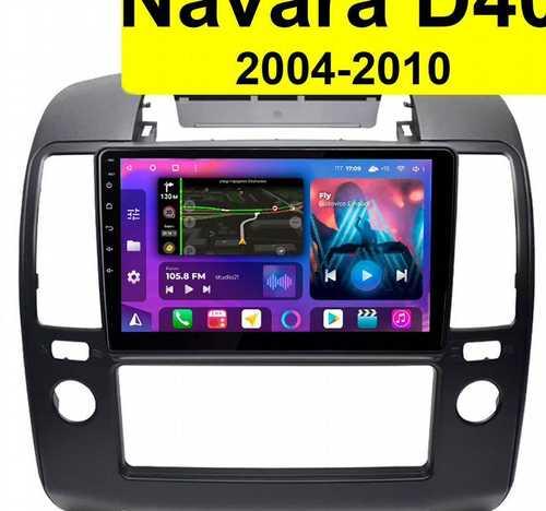 Магнитола Nissan Navara D40 Android 13 CarPlay 4G