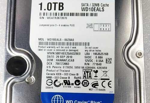HDD Western Digital WD Blue 1 тб WD10eals 3.5