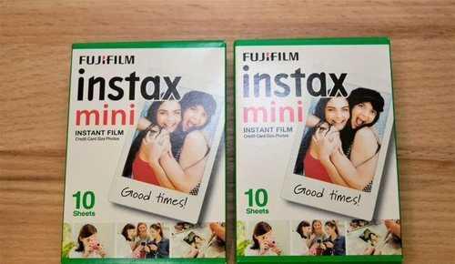 Картридж Fujifilm Instax Mini на 10 снимков