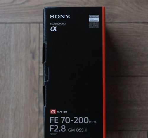 Sony FE 70-200mm f/2.8 GM OSS II (SEL-70200GM2)