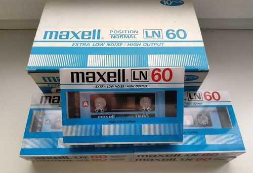 Maxell LN 60 Запечатана made in Japan кассета