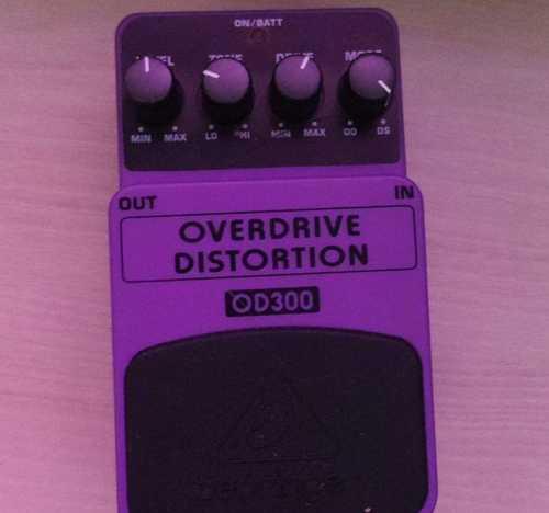 Гитарная педаль overdrive-distortion