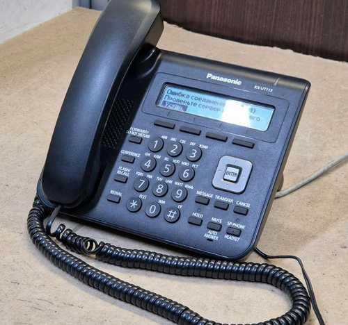 Телефон VoIP Panasonic KX-UT113RU-B