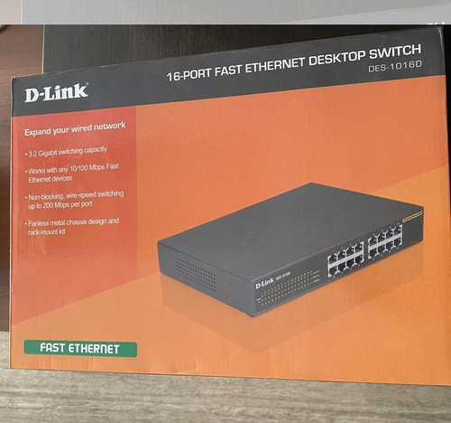 Коммутатор D-link DES-1016D