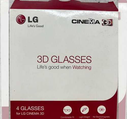 3D очки для телевизора lg