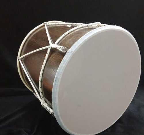 MZ-B14-LewK Барабан кавказский 14", лак эбеновое дерево, с чехлом, mezzo