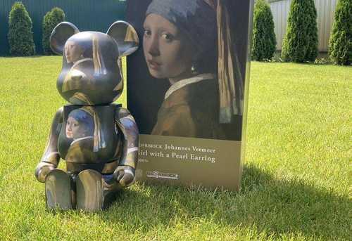 Мишка bearbrick Johannes vermeer 1000