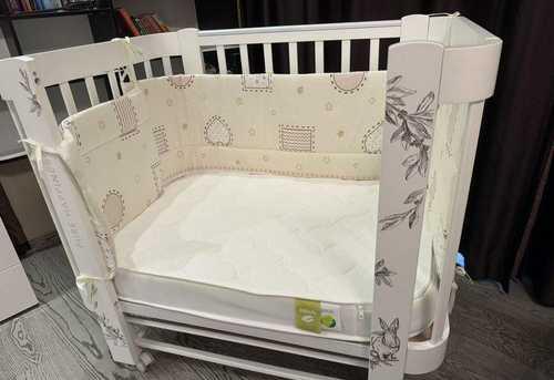 Детская кровать happy baby 100-70