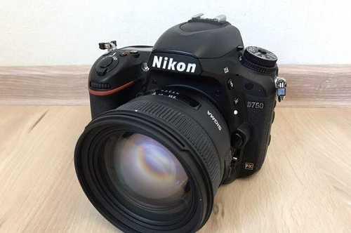 Nikon D750 + Sigma 50mm f1.4 (пробег 1тк)