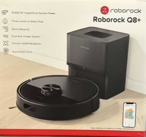 Робот пылесос roborock q8 plus black