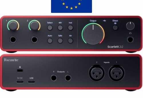 Внешняя звуковая карта Focusrite scarlett 2i2 4gen