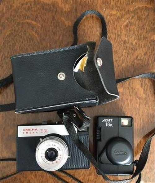 Плёночный фотоаппарат Смена 8М+ Агат 18к