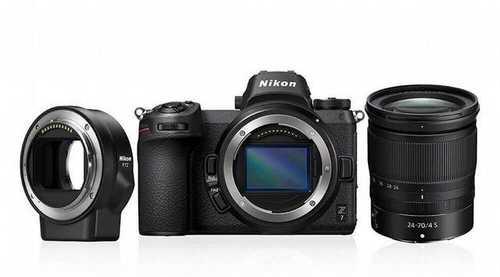 Nikon Z7II Kit Nikkor Z 24-70mm f/4S Black +FTZ