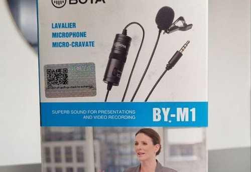 Петличный микрофон boya m1