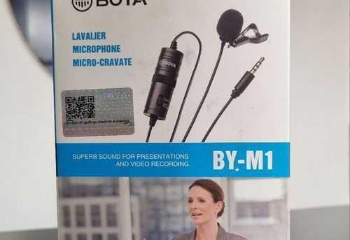 Петличный микрофон boya m1