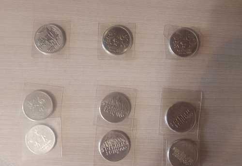 Монеты олимпиада в Сочи разные
