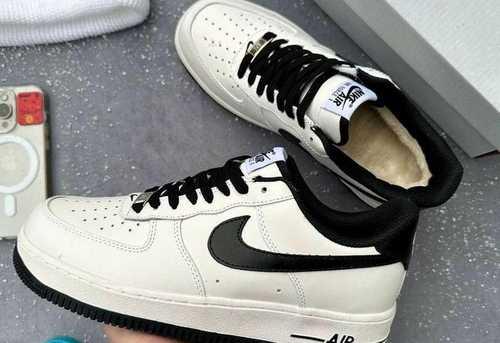 Кроссовки Nike Air Force 1 low city с мехом