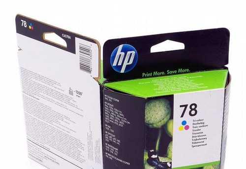 HP C6578AE (78) картридж трехцветный