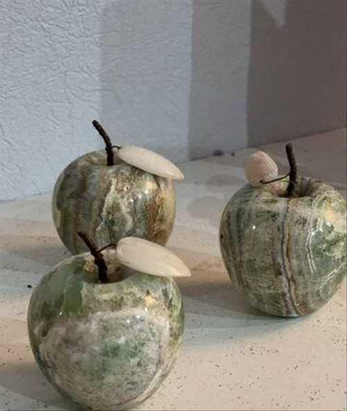 Яблоки из оникса для эко декора