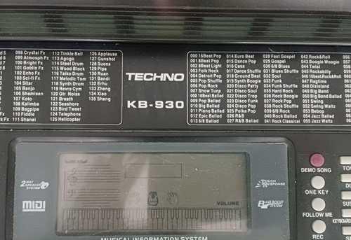 Синтезатор techno KB -930