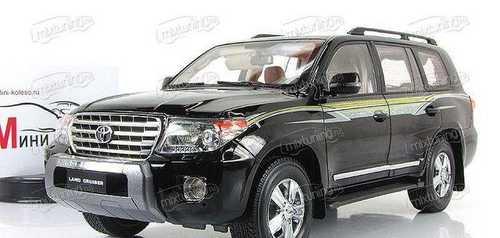 Рейлинги Toyota Land Cruiser 200 (новые) чёрные
