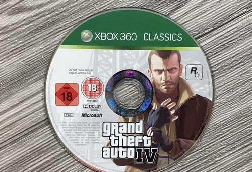 GTA IV Xbox 360 игры лицензия диск