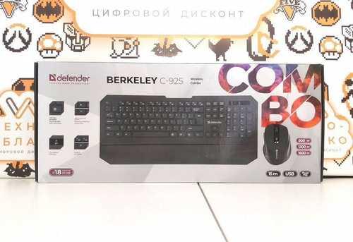 Комплект клавиатура и мышь Defender Berkeley C-925