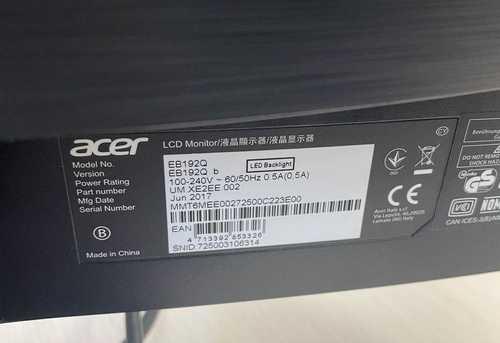 Монитор Acer и asus