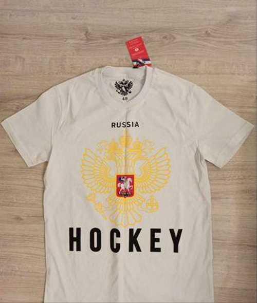 Футболка мужская "russia hockey"