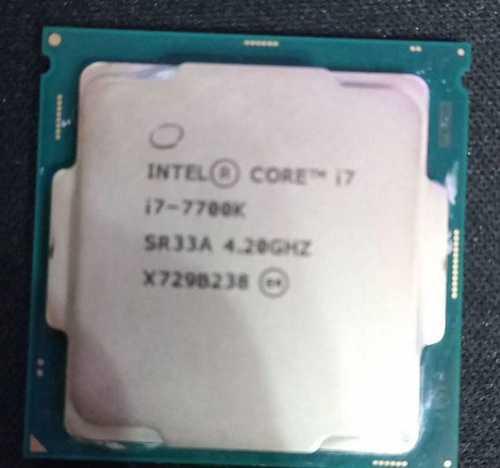 Процессор intel core i7 7700k