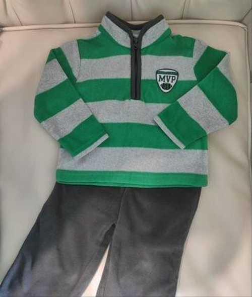 Флисовый костюм carters 18 месяцев