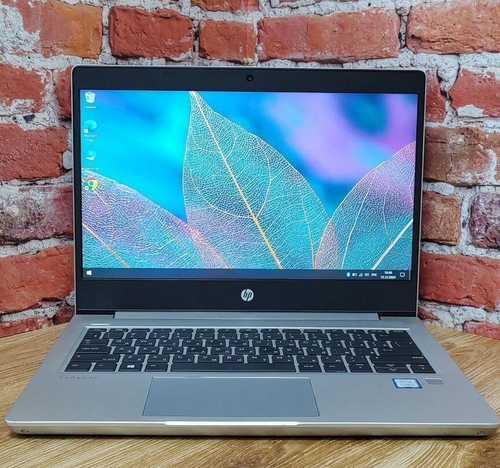 Тонкий HP Core i7 8565U/16Gb/SSD 256/13.3"FHD