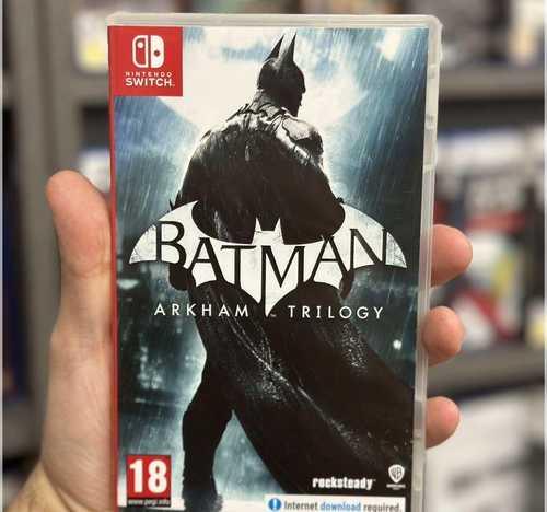 Игра Batman: Arkham Trilogy (Switch, русские