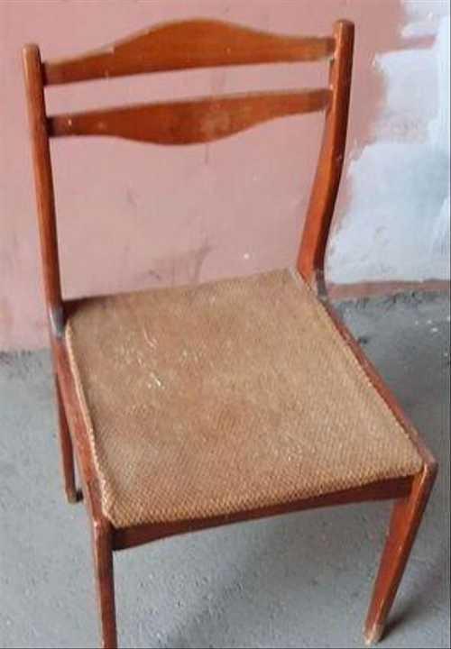 Крепкий деревянный стул, качество СССР