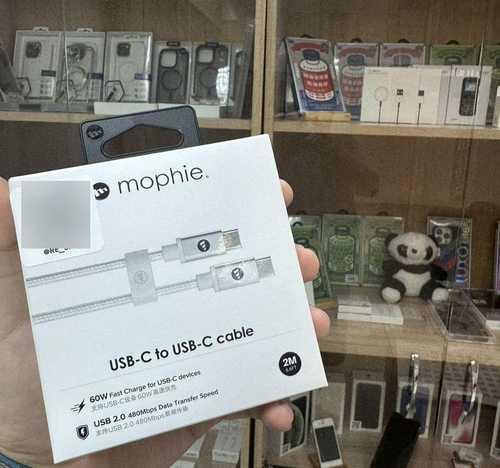 Кабель Mophie type c/ type c 2 метра