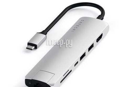 Хаб USB Satechi Type-C Slim Multiport Ethernet