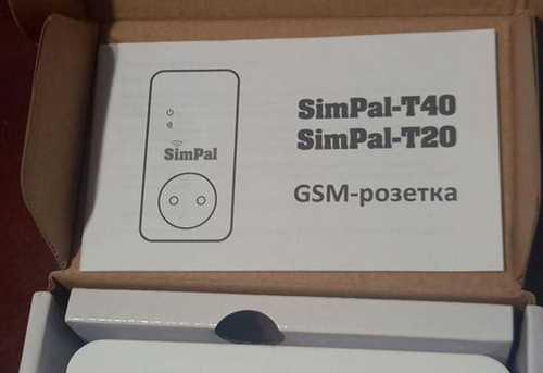 Умная розетка GSM SimPal-T20 v2