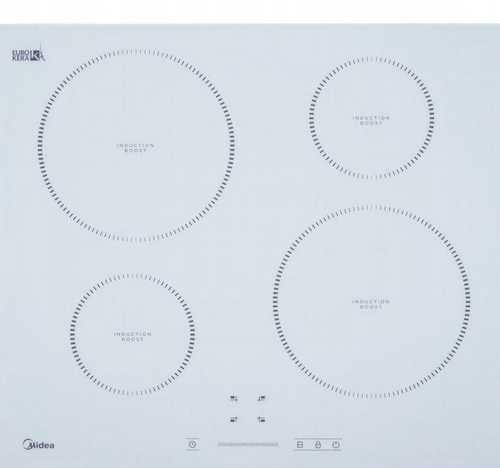 Варочная панель белая Midea MIH64721FW индукция