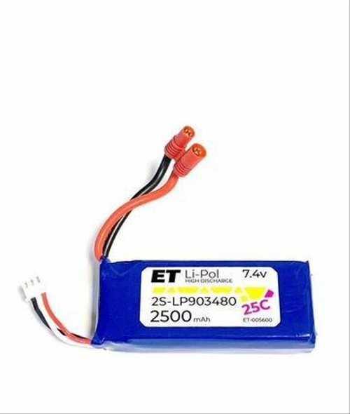 Аккумулятор ET 2S-LP903480-25CB (7.4В, 2500мАч )
