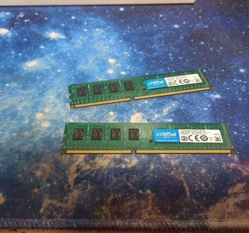 Оперативная память ddr3 2x4gb 1600мгц